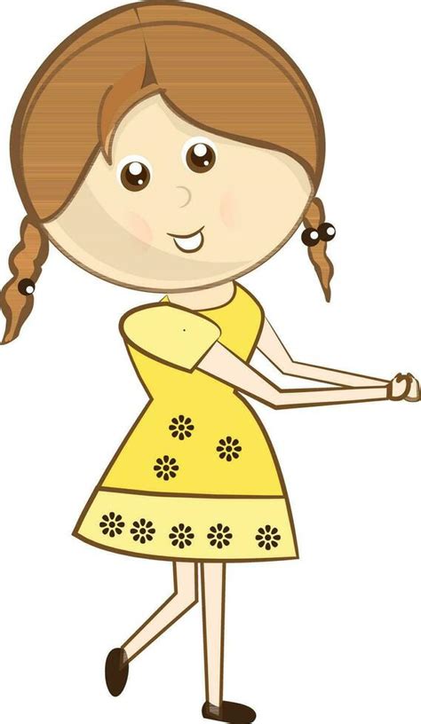 Character Of Girl Face Simle In Illustration 24855472 Vector Art At Vecteezy