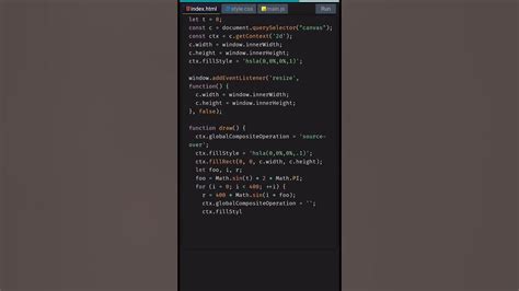 Create Star Particles Animation With Html Canvas Html5 Canvas