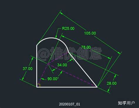 Cad这种标注要怎么画？ 知乎