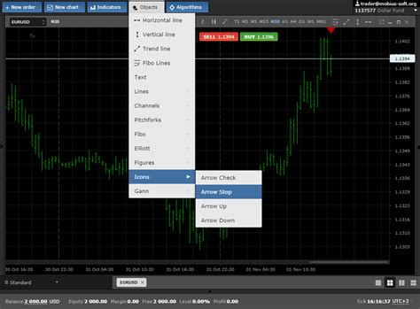 Arrow Stop Graphical Elements Documentation Mobiustrader 7