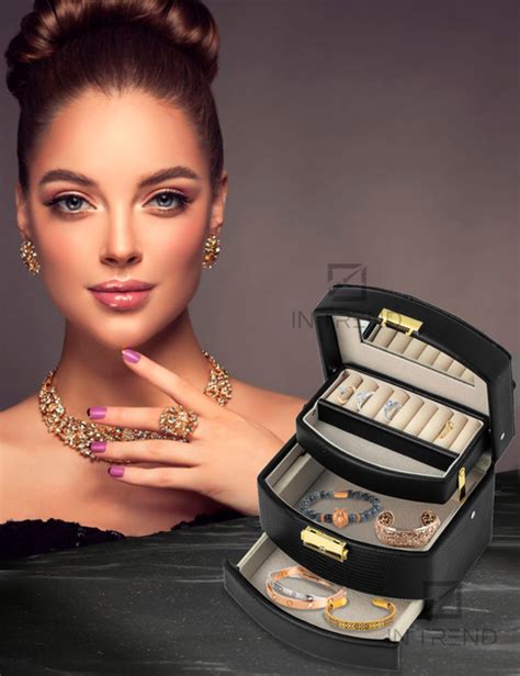 Скринька Органайзер для прикрас 17х13х12 см Футляр для зберігання Ювелірних виробів Каменів