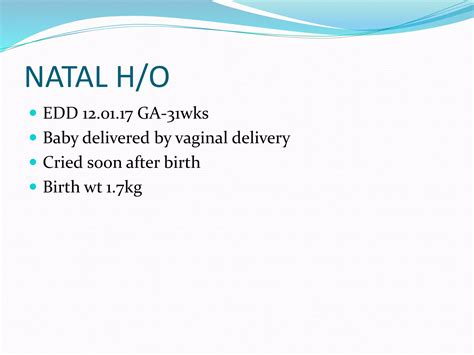 Newborn Case Presentation Pptx