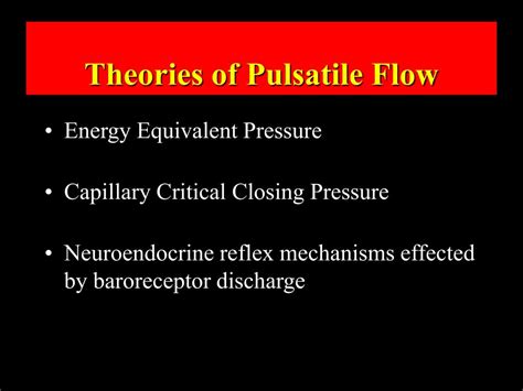 Ppt Pulsatile Perfusion Powerpoint Presentation Free Download Id