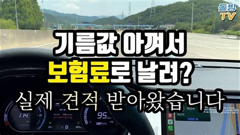 전기차 보험료는 얼마나 비싼 걸까 9개 차종 견적을 비교해봤습니다 [돌빙tv] Youtube