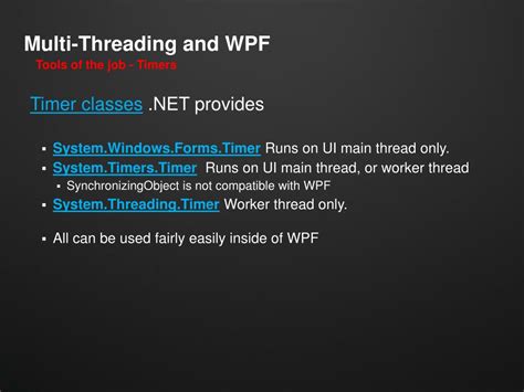 Ppt Multi Threading Wpf Inside Of Autocad Powerpoint Presentation