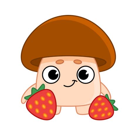 Mushroom Stickers Free Food Stickers
