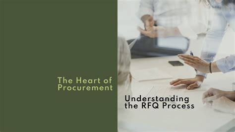 The Request For Quotation Rfq Heart Of Procurement