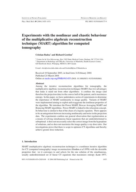 Pdf Experiments With The Nonlinear And Chaotic Behaviour Of The