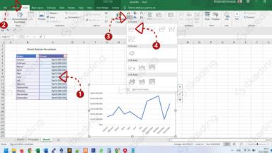 Cara Membuat Grafik Di Excel Lengkap Berbagai Jenis