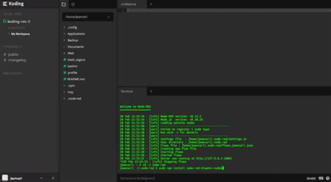 Node Red On Koding Using Ibm Bluemix Services Jeancarls Adventures