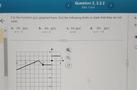 Solved For The Function Gx Graphed Here Find The