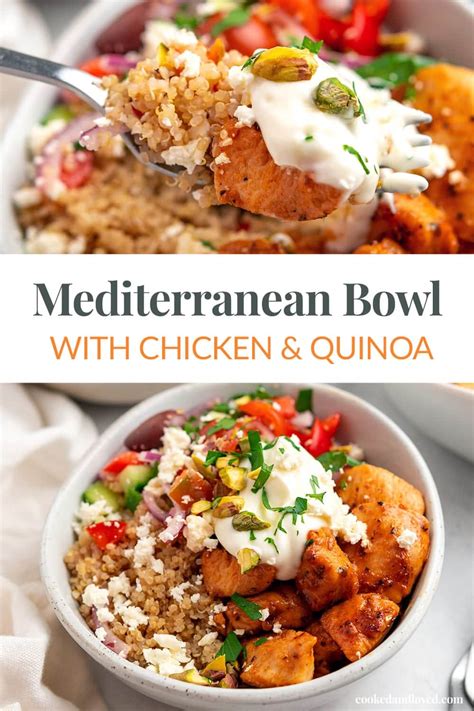 Mediterranean Chicken Quinoa Bowl Recipe Concepts
