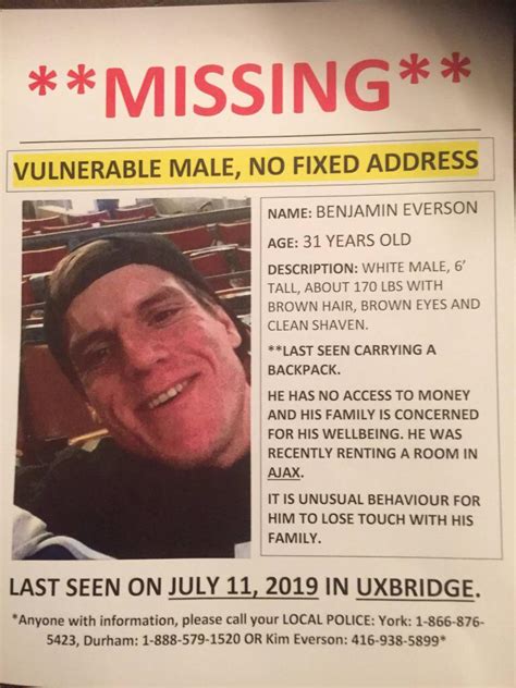 Missing Vulnerable Man Last Seen In Uxbridge Any Help Sharing The