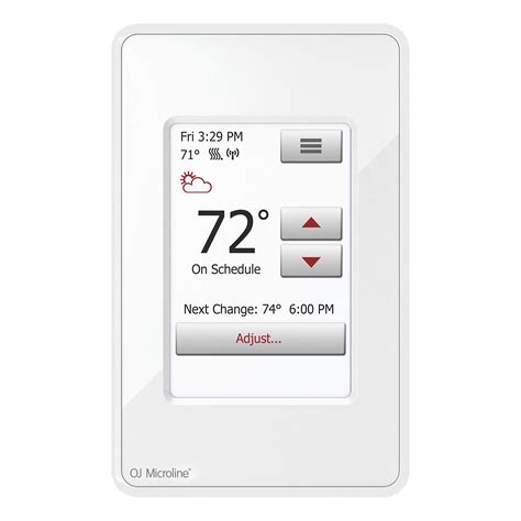 Oj Microline Electric Radiant Floor Heating Thermostat Wifi Programmable Thermostat With Gfci