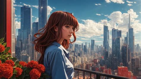 Молодая женщина смотрит с балкона · бесплатная фотография от Ok600082018874 картинки и обои на