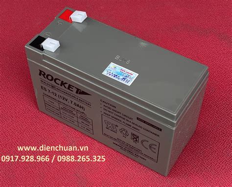 Ắc Quy Rocket Es7 12 12v 7ah