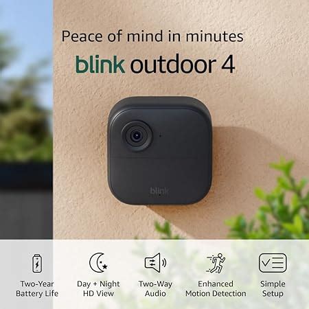 Amazon Com Blink Outdoor Th Gen Blink Mini Smart Security Camera Two Way Talk HD