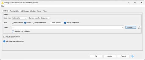 List Filesfolders Relative Path To Workflow Data Dir Not Working