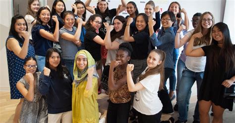 HER AGENDA Adobe Girls Who Code Team Up To Combat The Gender Gap In STEM