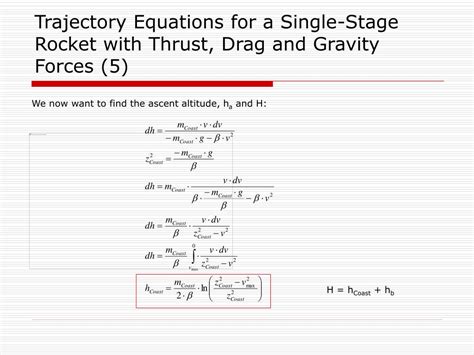 Ppt Rocket Trajectories Powerpoint Presentation Free Download Id