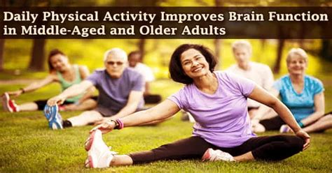 Daily Physical Activity Improves Brain Function In Middle Aged And Older Adults Assignment Point