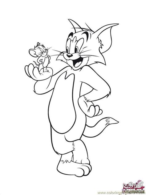 توم وجيري للتلوين روعة 2017 توم وجيري تلوين 2017 رسومات للتلوين توم