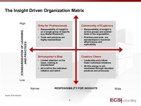 Insight Driven Organization Ecsi Insights