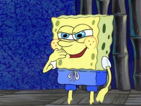 Orig Spongebob Animation Cel Background Devious Sponge