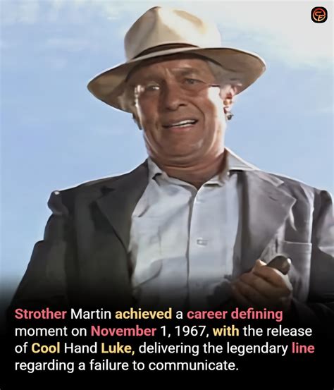 Cinema Strother Martin Was A World Class Swimmer And Diver Before He