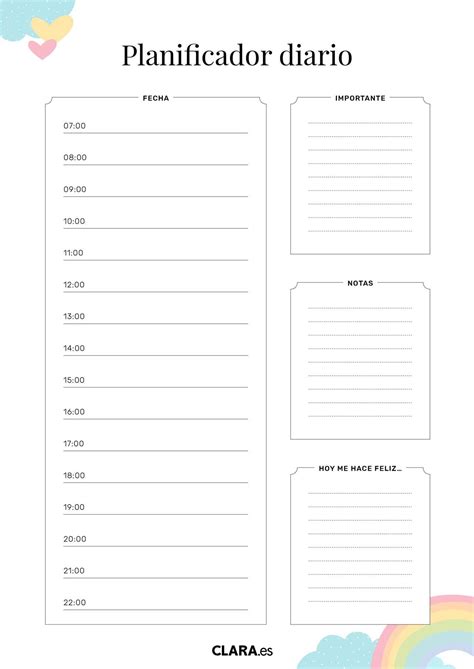 Planificador Diario Bonito Para Descargar E Imprimir Gratis Artofit