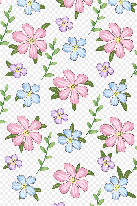꽃 일러스트 패턴 음영 작은 신선한 꽃 무늬 무늬 Png 일러스트 및 Psd 이미지 무료 다운로드 Pngtree