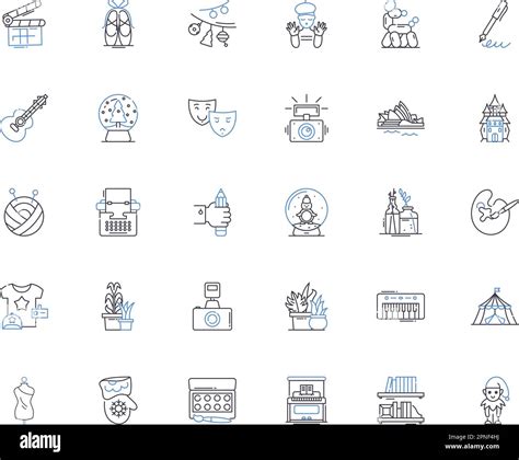 Science Experiments Line Icons Collection Hypothesis Variables