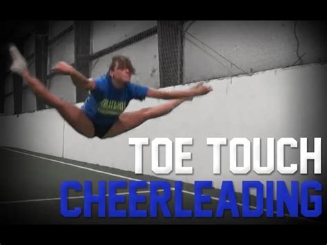 Cheerleading Toe Touch Silhouette