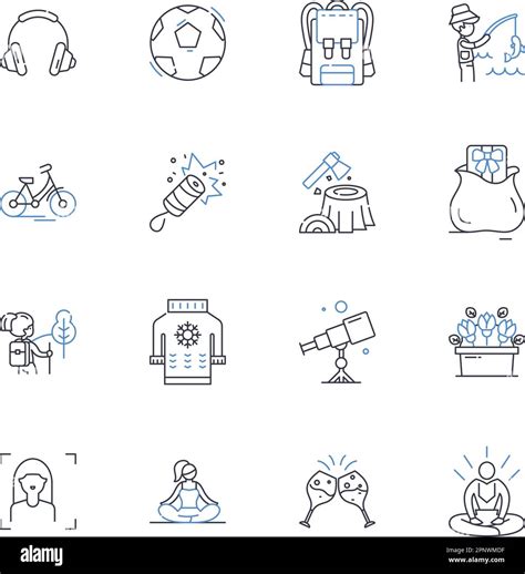 Manufacturing Line Icons Collection Production Assembly Fabrication Engineering Machining