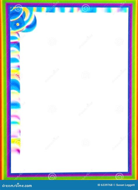 Colorful Line Borders And Frames