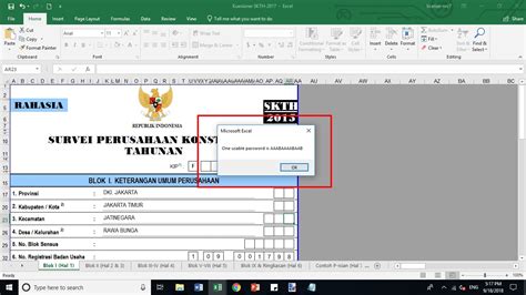 Cara Membuka Sheet Excel Yang Diproteksi Password Info Kontraktor