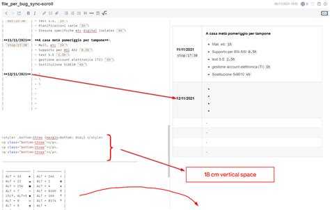 New Sync Scroll Out Of Sync Case · Issue 5808 · Laurent22joplin · Github