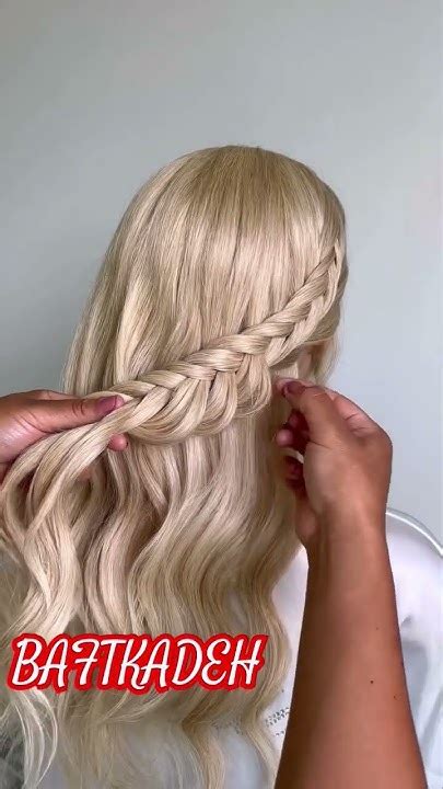 آموزش یه مدل بافت دخترونه و با موی باز Hairstyle Bridemakeup Hair