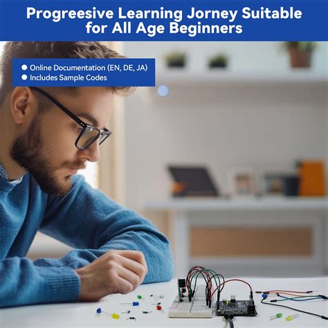 Sunfounder Ultimate Sensor Kit With Original Arduino Uno R4 Minima Rohs Compliant Durable