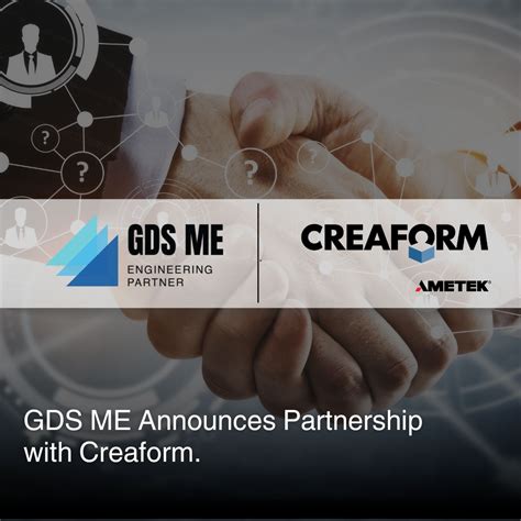 Partnership 3dscanning Innovation Technology Gdsme Creaform Generative Design Solutions