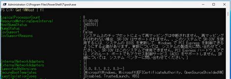 Get Vmhost 】コマンドレット――hyper Vのホスト設定情報を取得する：windows Powershell基本tips（122） ＠it