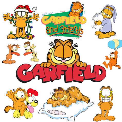 Garfield And Friends Png Garfield Png Bundle Cartoon Png Etsy In 2024