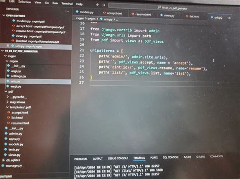 Django Resumegenerator Cvbuilder Codingproject Professionaldevelopment Sanjay Kumar