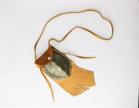 Turtle Shell Medicine Bag Centralia Fur And Hide