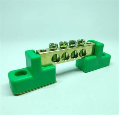 Terminal Kabel Blok Netral Block Ground 4 Pole M5 8x12 Mm Kuningan Lazada Indonesia