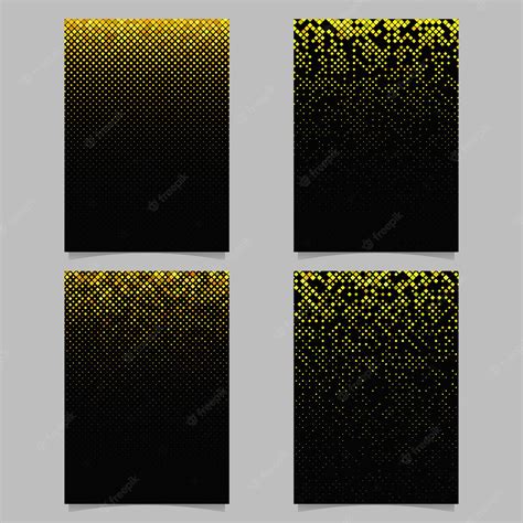 Premium Vector Square Pattern Brochure Design