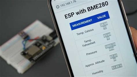 Micropython Serveur Web Esp32esp8266 Bme280 Station Météo