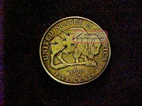 2005 P Jefferson Nickel Error Multiple Speared Buffalo Fun Hobo Nickel