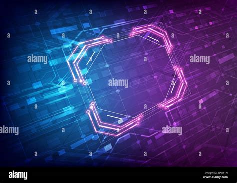 Abstract Perspective Hardware And Software Background Circuit Board