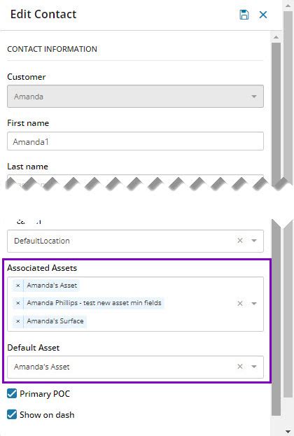 Associating Assets To Contacts In Msp Manager N Able Status